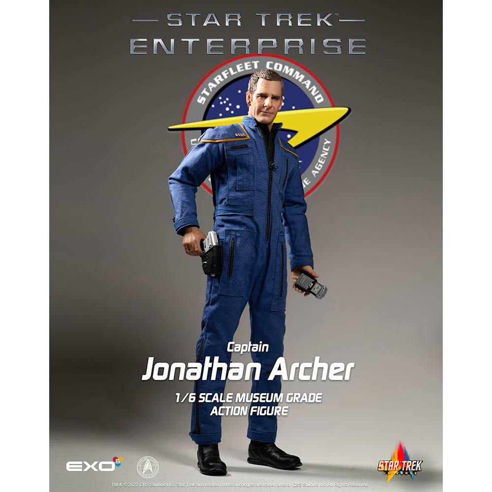 Star Trek: Enterprise - Captain Jonathan Archer 1:6 Scale Figure EXO-6 ...