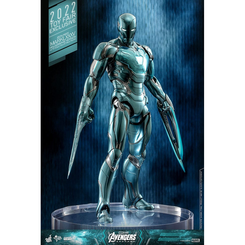 Marvel Iron Man Mark LXXXV (MK85) (Holographic Version) DIECAST Toy ...