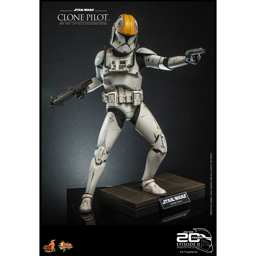 Star Wars: Attack of the Clones Clone Pilot 1:6 Scale Figure Hot Toys 911037