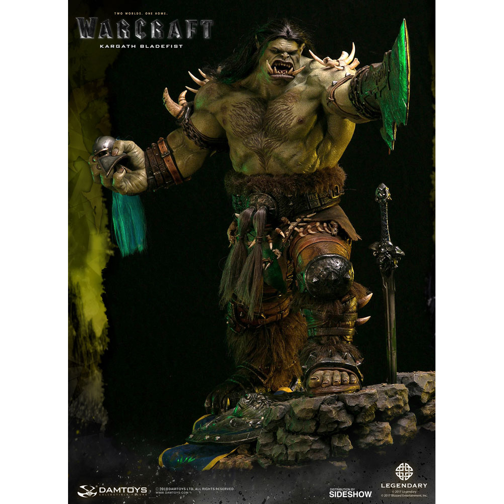 Warcraft le film Kargath Bladefist Epic Series: Warcraft Premium Statue ...