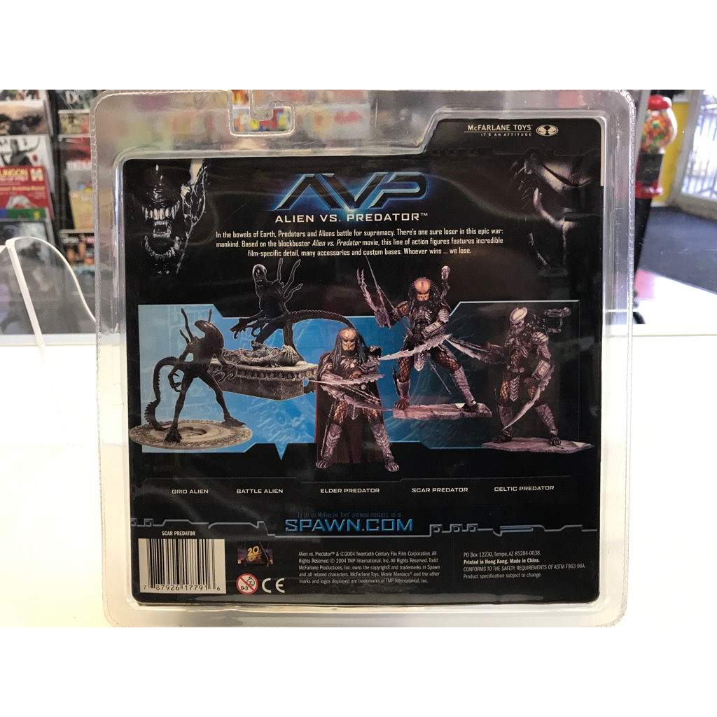 AVP Scar Predator 7 inch figure Spawn McFarlane