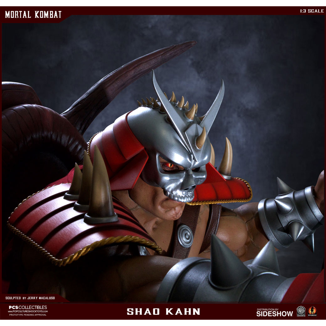 Mortal Kombat Shao Kahn the Konqueror on Throne statue 1:3 scale Pop ...