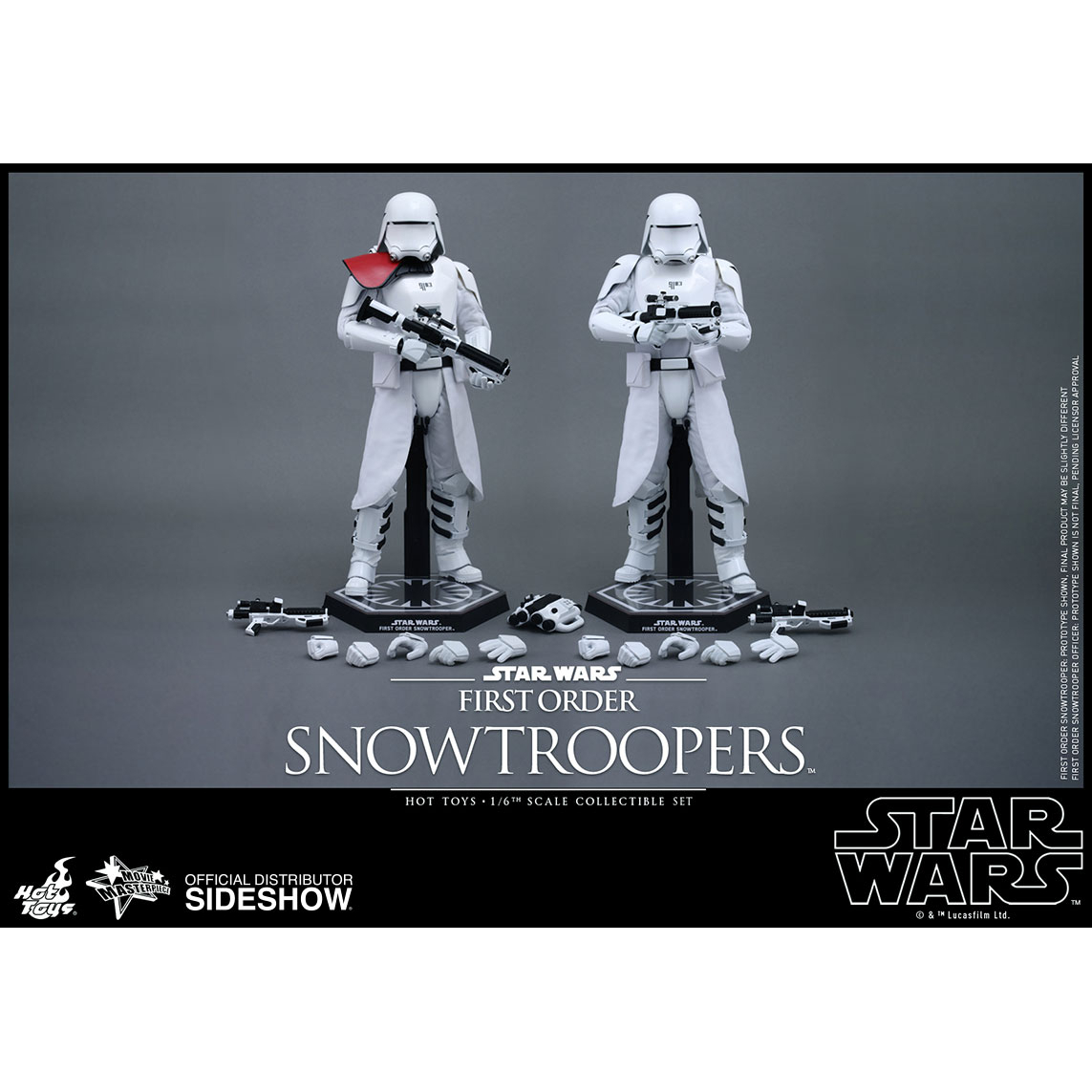 First Order Snowtroopers Movie Masterpiece Series MMS323 - Sixth Scale ...