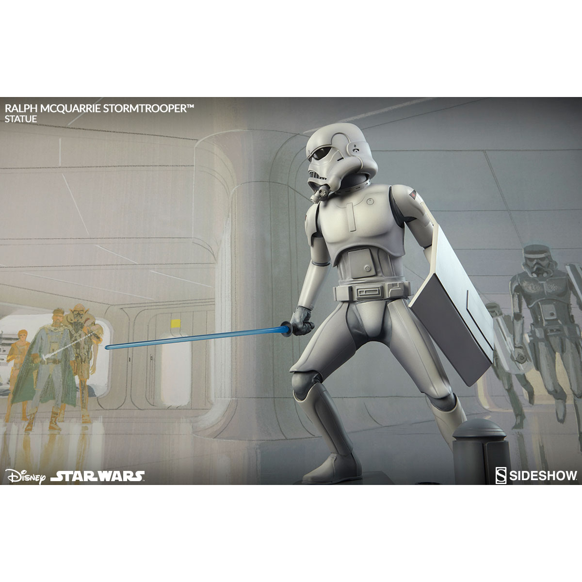 Star Wars Ralph McQuarrie Stormtrooper Concept Artist Series - Statue ...