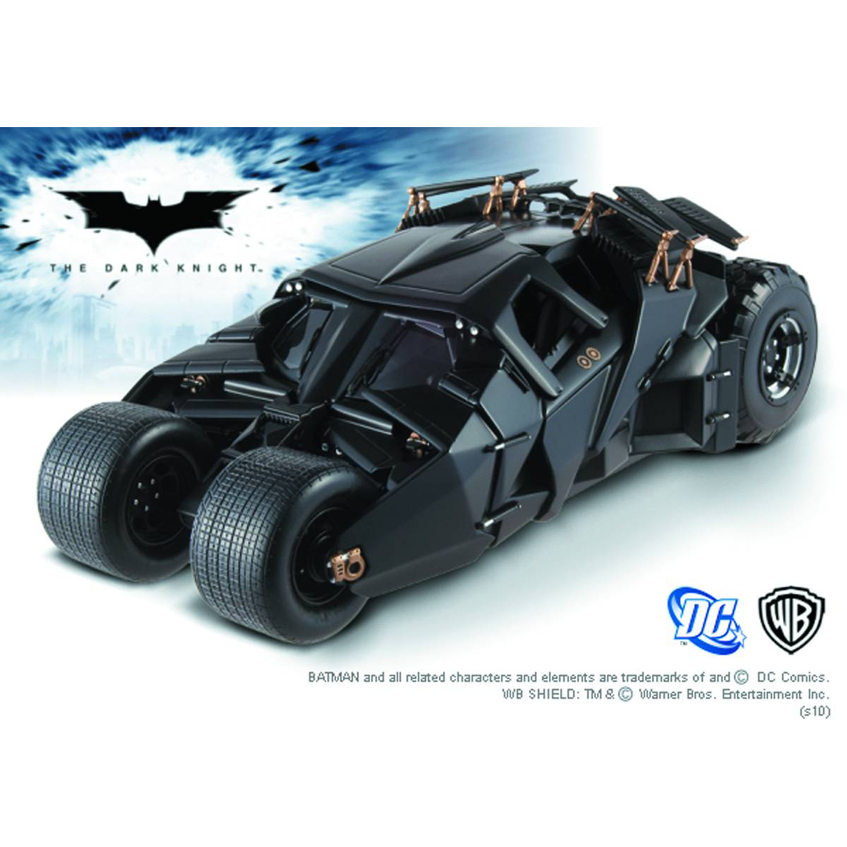 Dark Knight Trilogy Batmobile Elite 1:18 Hot Wheels BCJ99