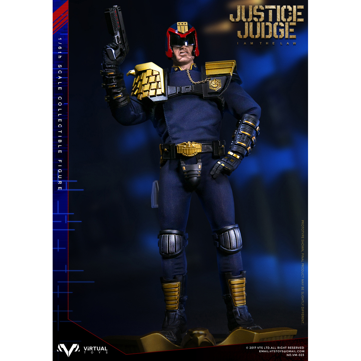 Justice Judge figurine 1:6 scale action figure Virtual Toys VM-023