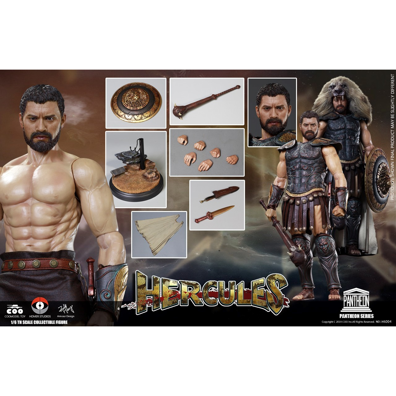 Hercules Pantheon Series 1:6 figure COO Models HS004