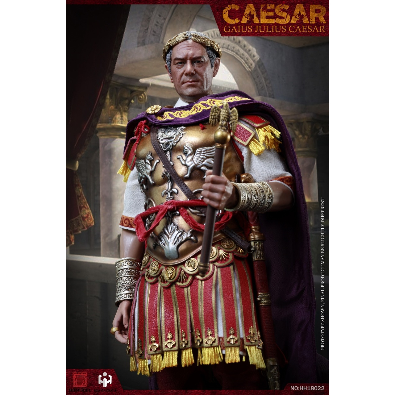 Imperial Army Julius Caesar Deluxe Version 1:6 Scale Figure HaoYutoys ...