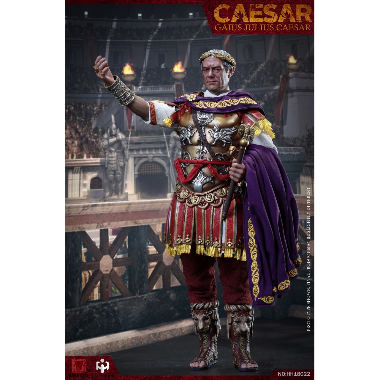 Imperial Army Julius Caesar Deluxe Version 1:6 Scale Figure HaoYutoys ...