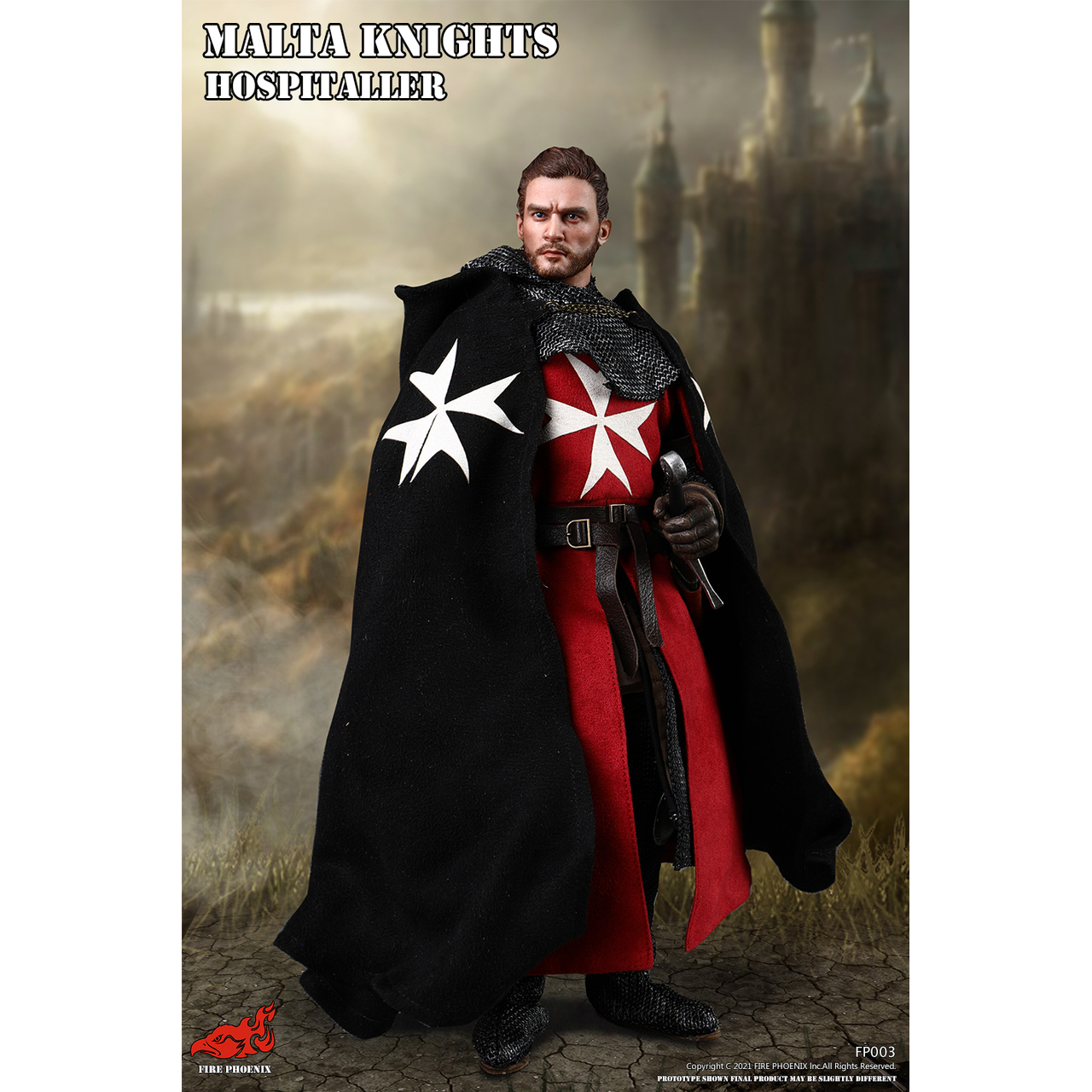 Malta Knight Hospitaller & Lion Knight Templar 1:6 Scale Figure Set ...
