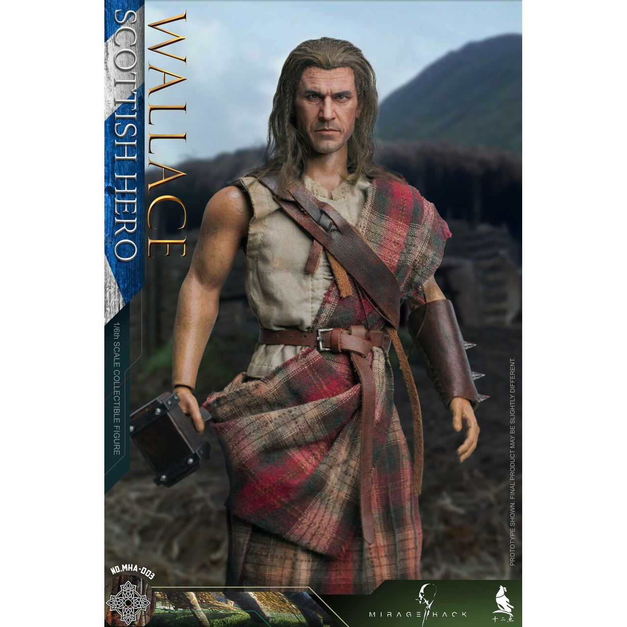 Scottish Hero Wallace 1:6 Scale Action Figure Mirage Hack & Twelve O ...