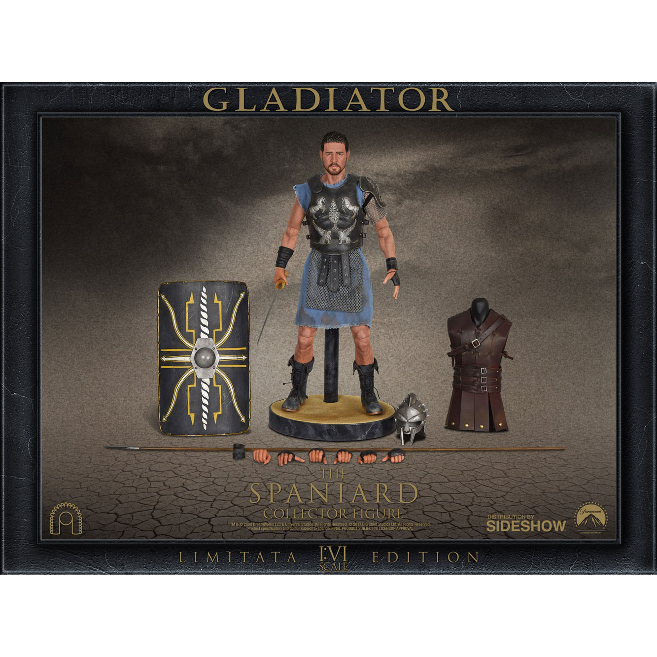Gladiator The Spaniard Maximus Decimus Meridius Russell Crowe 1:6 scale ...