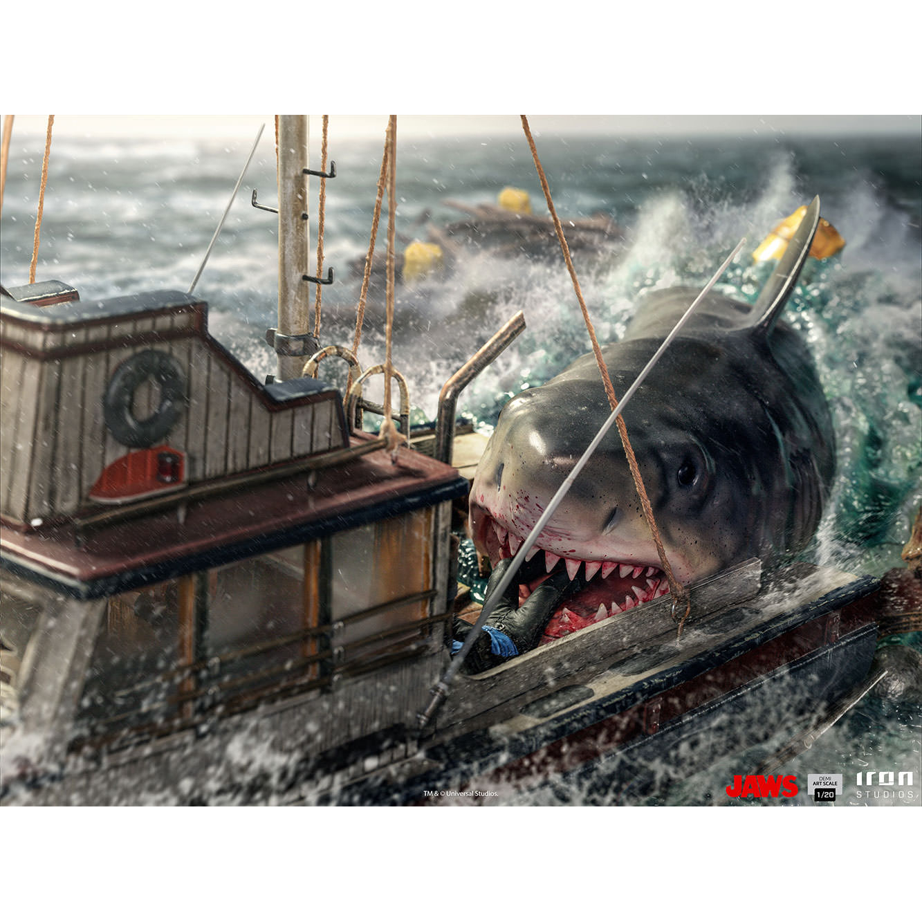 Jaws Attack 1:20 Scale Statue Iron Studios 910050