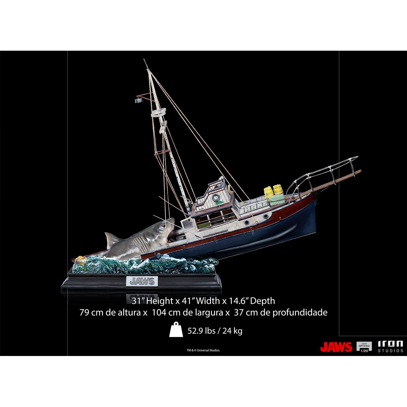 Jaws Attack 1:20 Scale Statue Iron Studios 910050