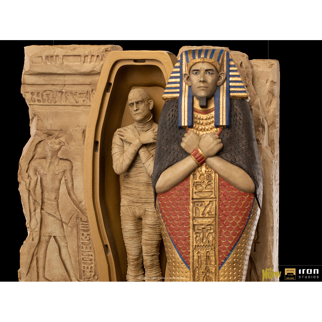 Universal Monsters - The Mummy Deluxe 1:10 Scale Statue Iron Studios 908894