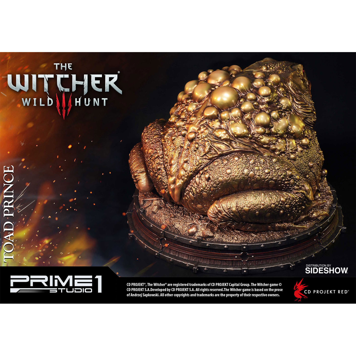 The Witcher 3: Wild Hunt Toad Prince of Oxenfurt Gold Version Prime 1 ...