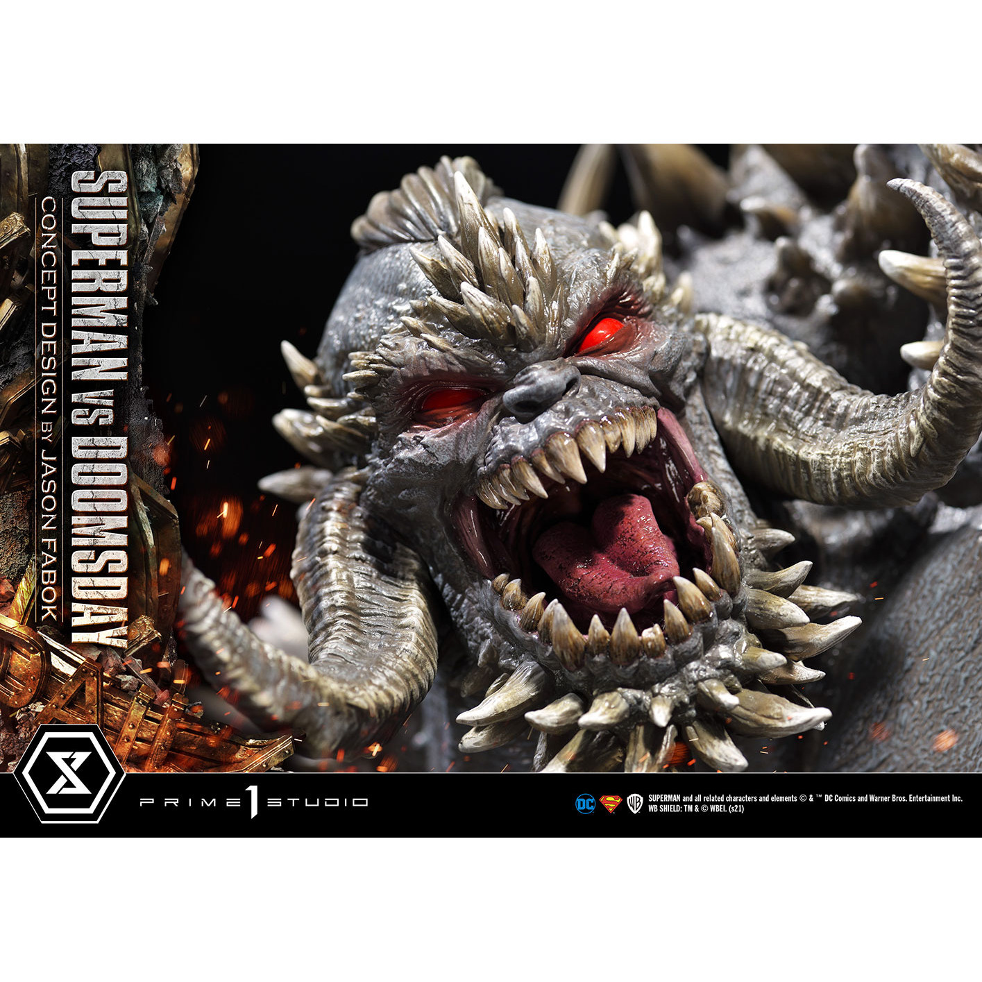 DC Superman VS Doomsday (REGULAR VERSION) 1:3 Scale Statue Prime 1 ...