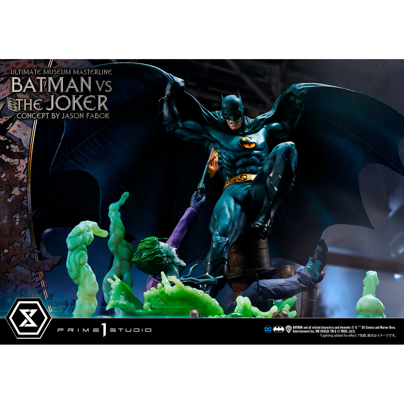 DC Batman vs The Joker (REGULAR VERSION) 1:3 Scale Statue Prime 1 ...