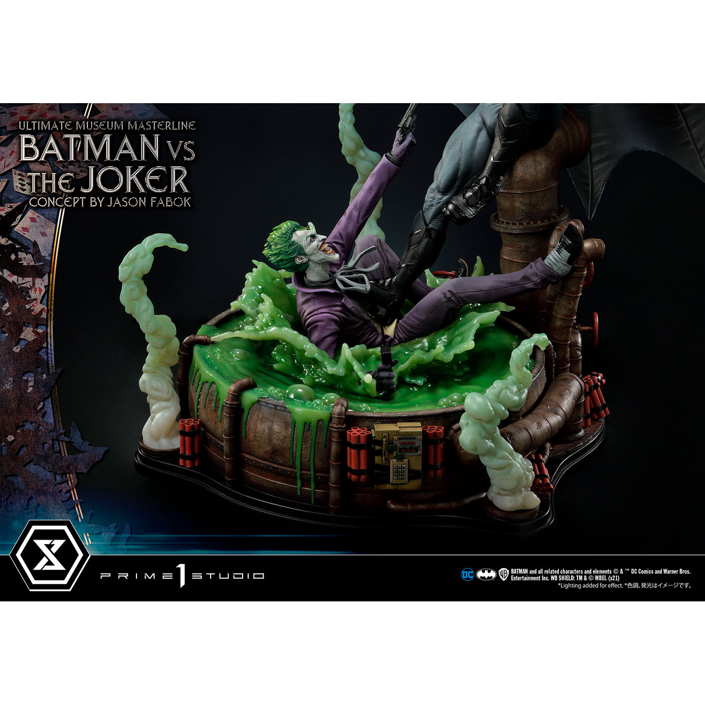 DC Batman vs The Joker (REGULAR VERSION) 1:3 Scale Statue Prime 1 ...