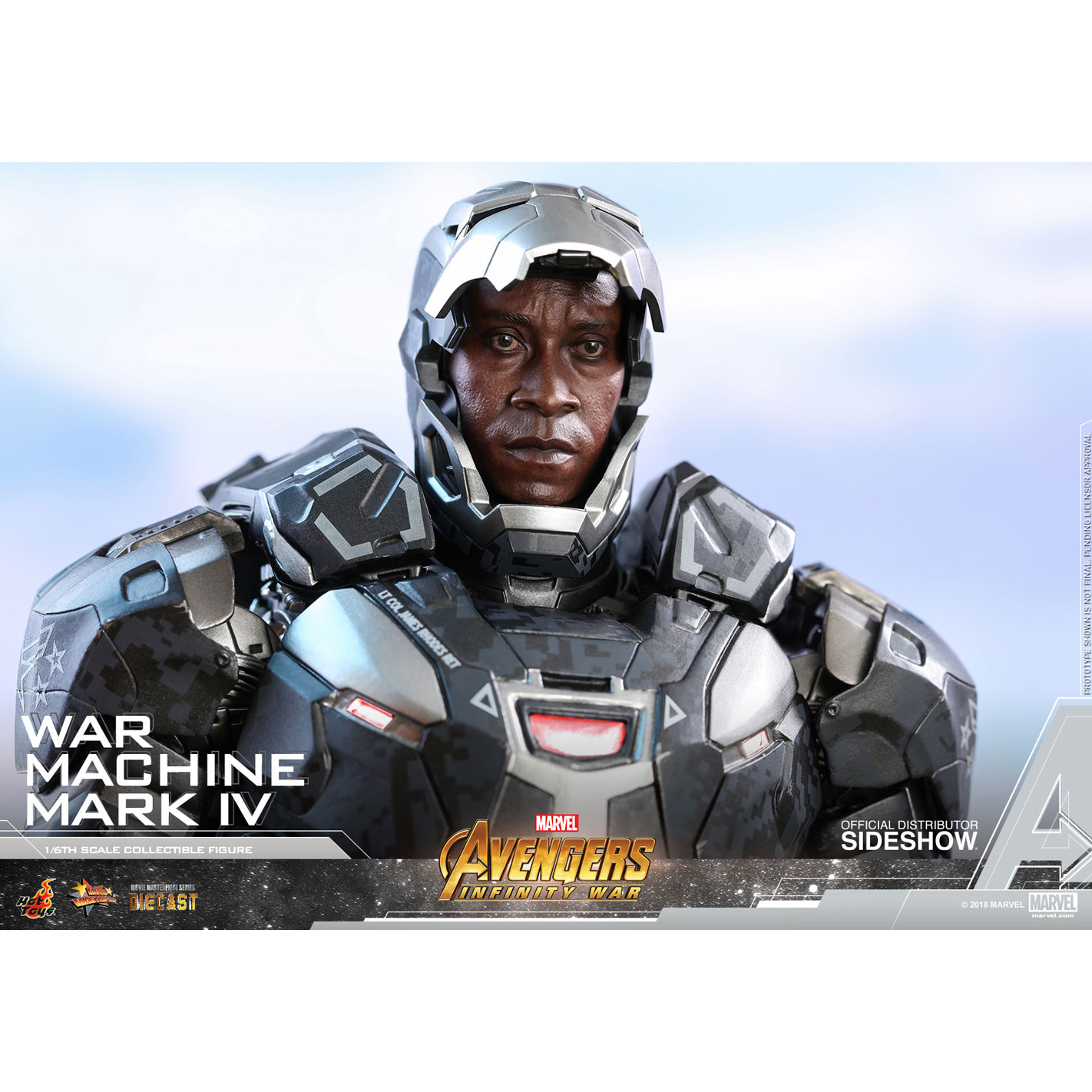 War Machine Mark IV (Special Edition) 1:6 Figure DIECAST Avengers ...