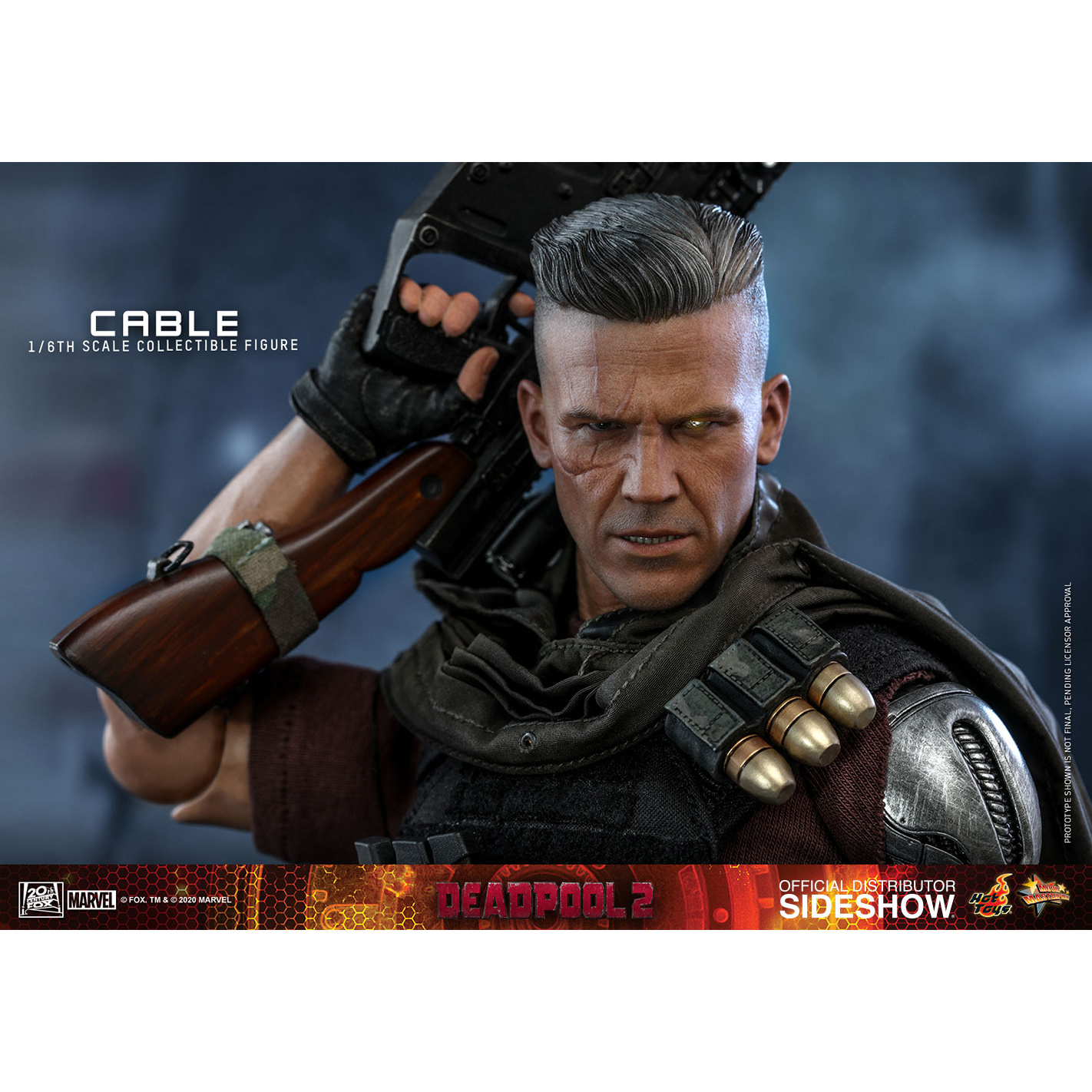 Marvel Cable figurine 1:6 Hot Toys 906791 MMS583