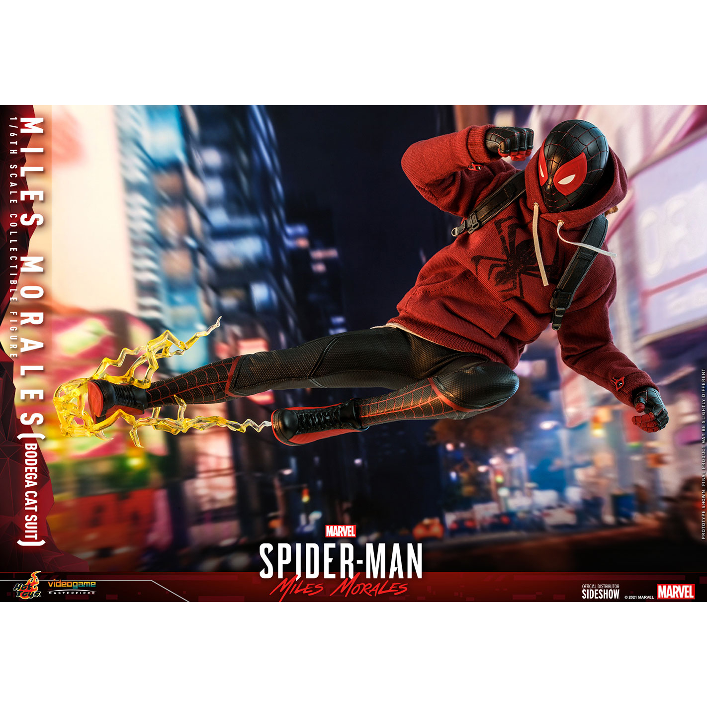 Marvel Miles Morales (Bodega Cat Suit) 1:6 Scale Figure Hot Toys 908143