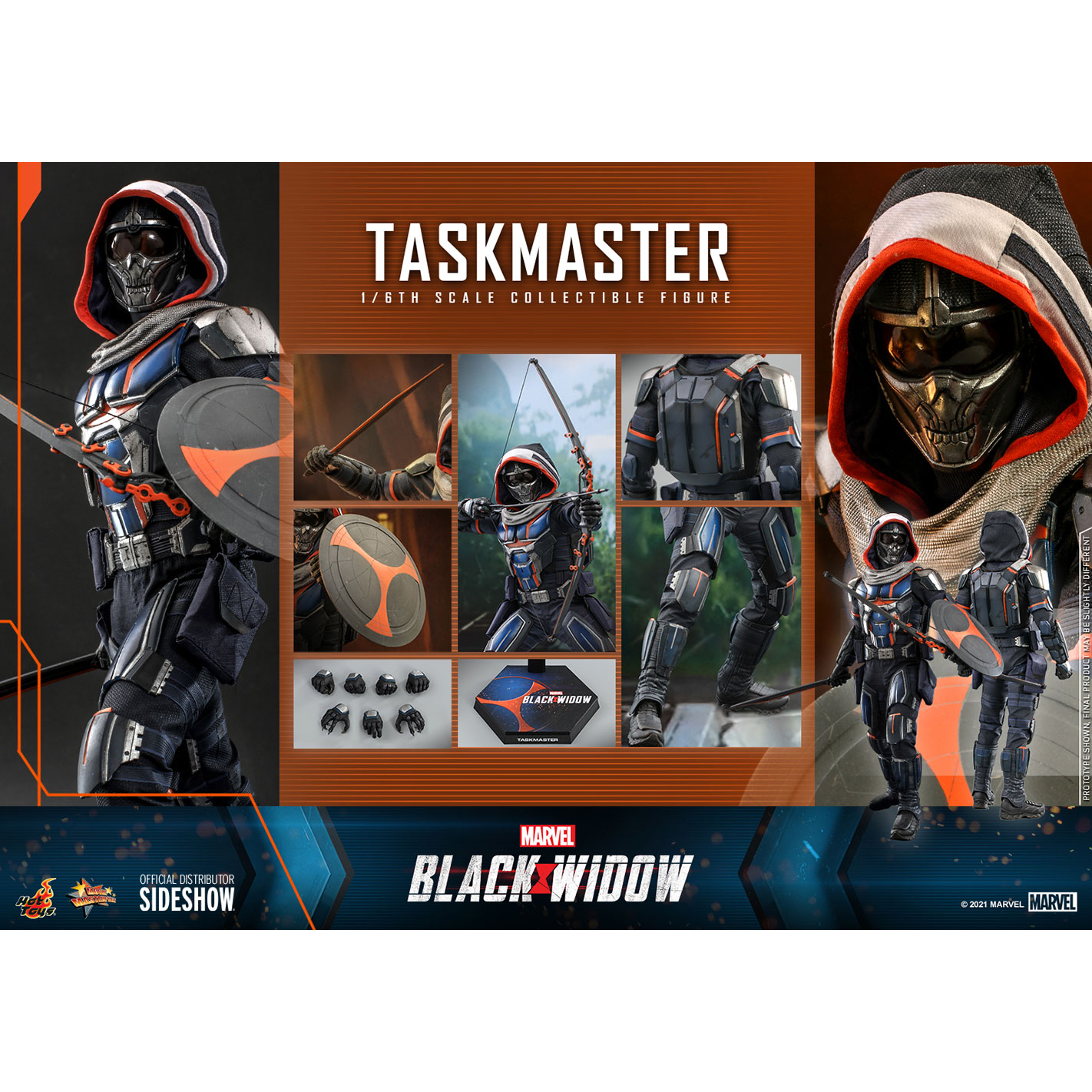 Marvel Taskmaster 1:6 Scale Figure Hot Toys 906798 MMS602