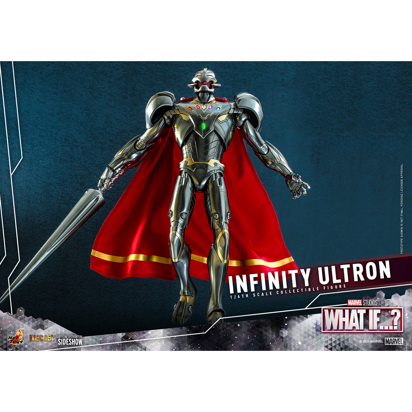 Marvel Infinity Ultron 1:6 Scale Figure DIECAST Hot Toys 909671 TMS063-D44