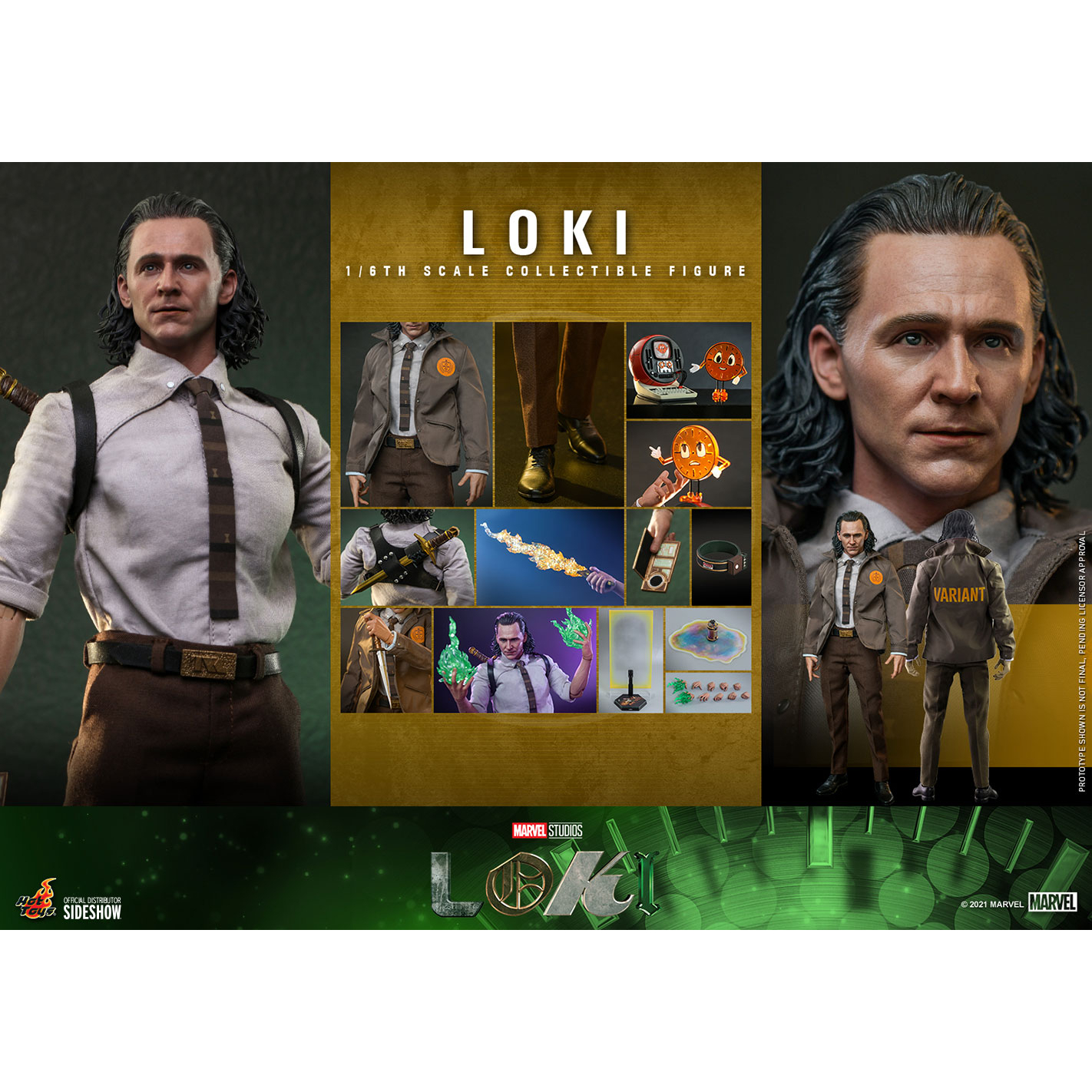 Marvel Loki collection series 1:6 Scale Figure Hot Toys 909398 TMS061