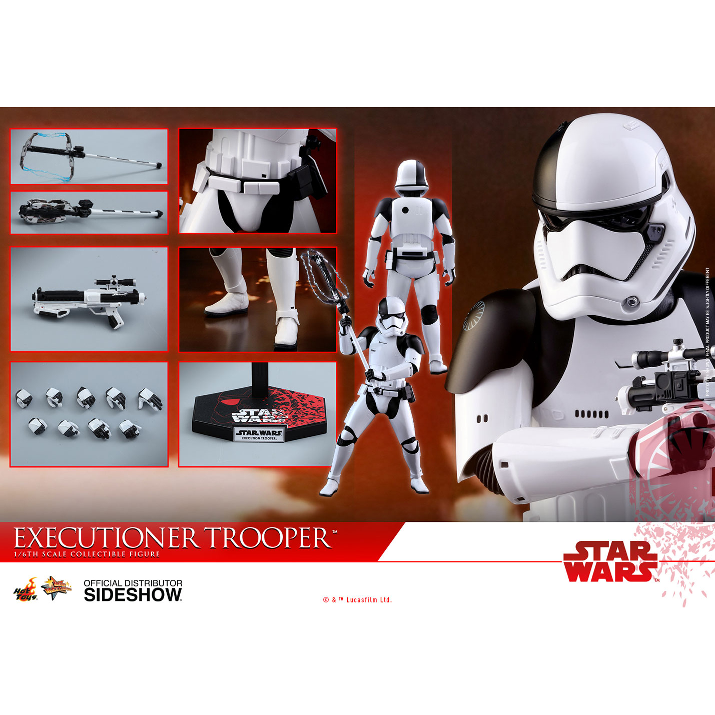 Star Wars: The Last Jedi Executioner Trooper 1:6 scale action figure ...