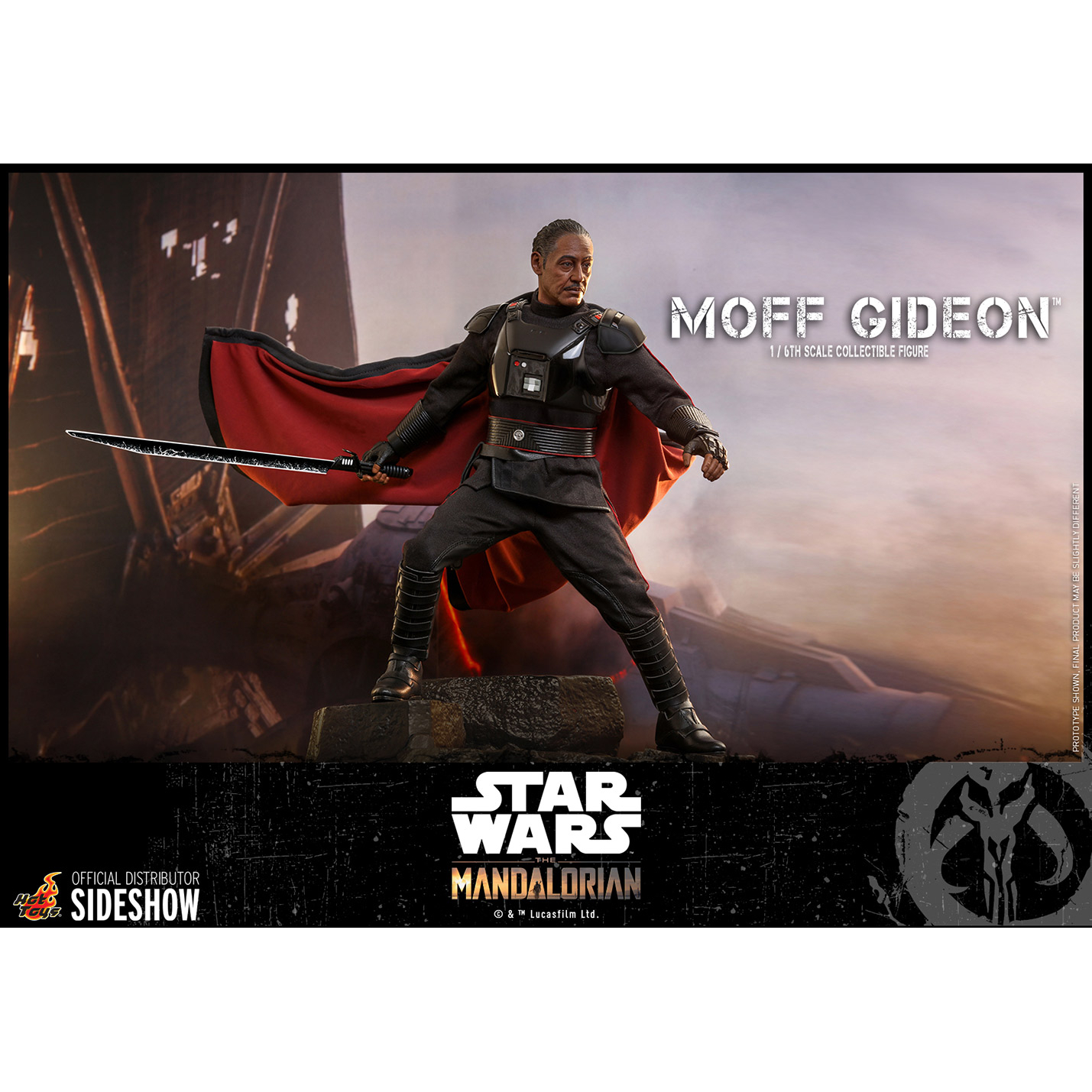Star Wars Moff Gideon 1:6 Scale Figure Hot Toys 907402