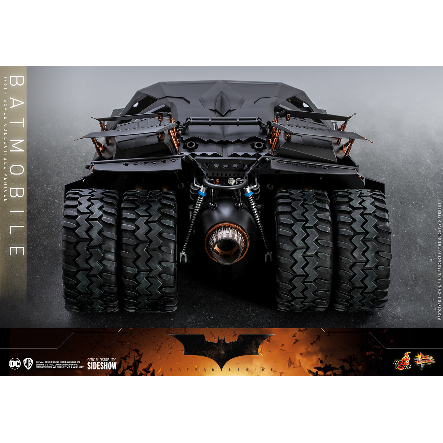 DC Dark Knight Batmobile 1:6 Scale Hot Toys 908080 MMS596