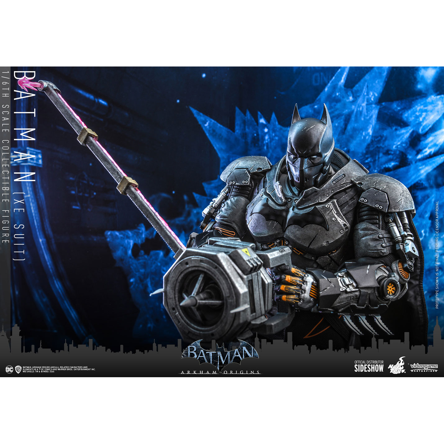 DC Batman: Arkham Origins - Batman (XE Suit) 1:6 Scale Figure Hot Toys ...