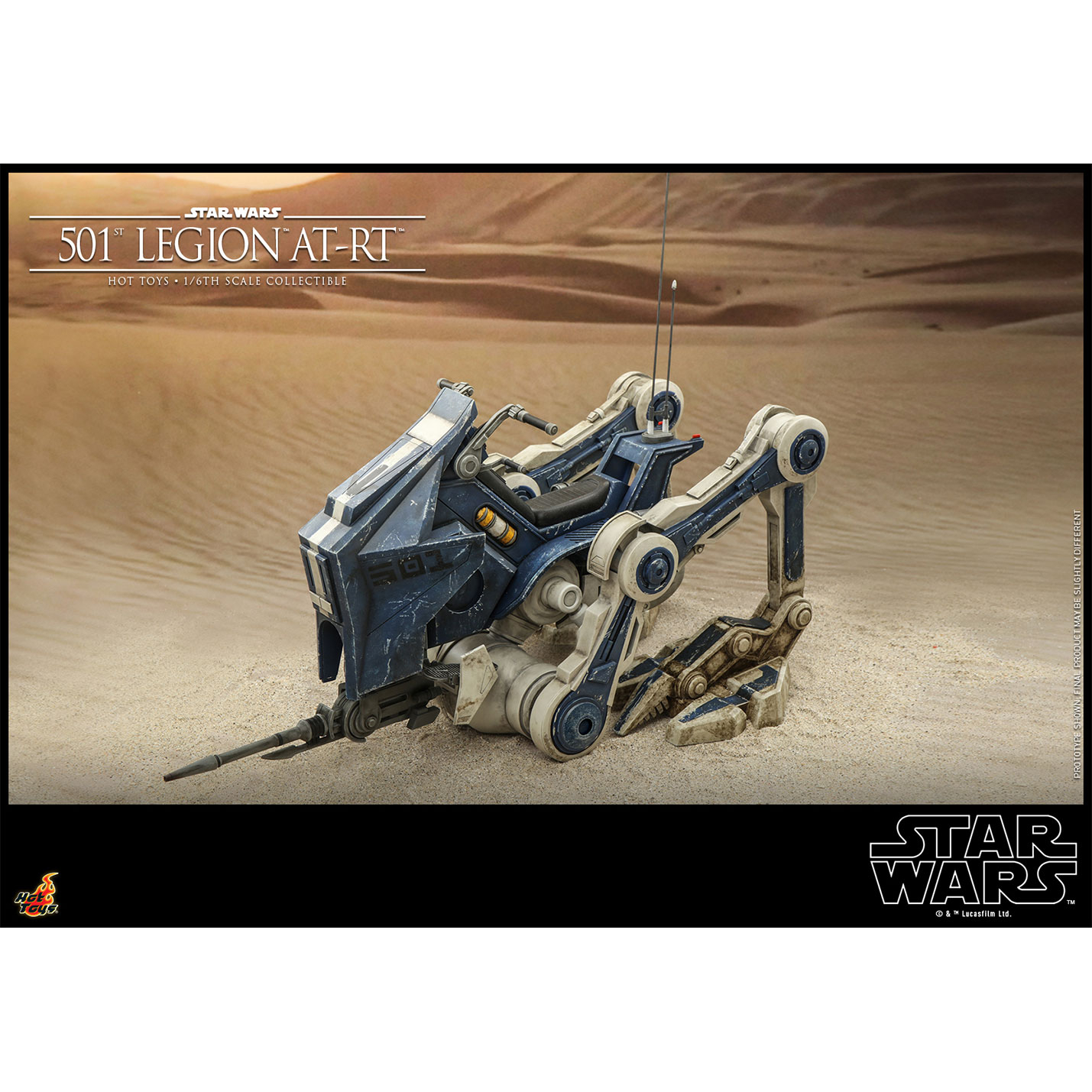 Star Wars: The Clone Wars 501st Legion AT-RT 1:6 Scale Figure Accessory ...