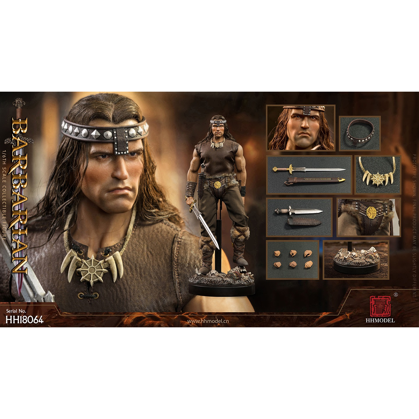 Imperial Legion Barbarian 1:6 Scale Figure HaoYu Toys HY-HH18064