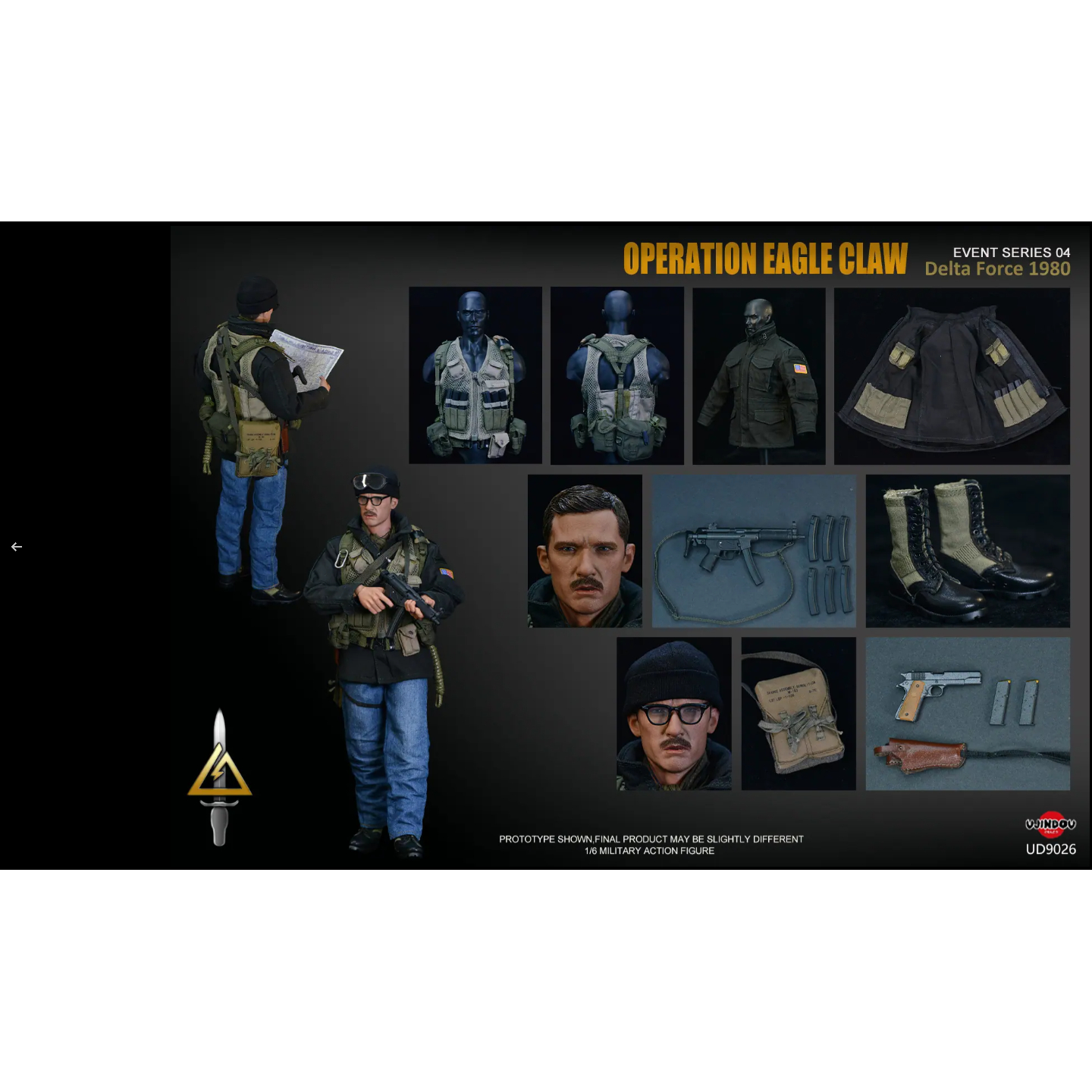 US Army Delta Force 1980 Operation Eagle Claw 1:6 Scale Action Figure ...