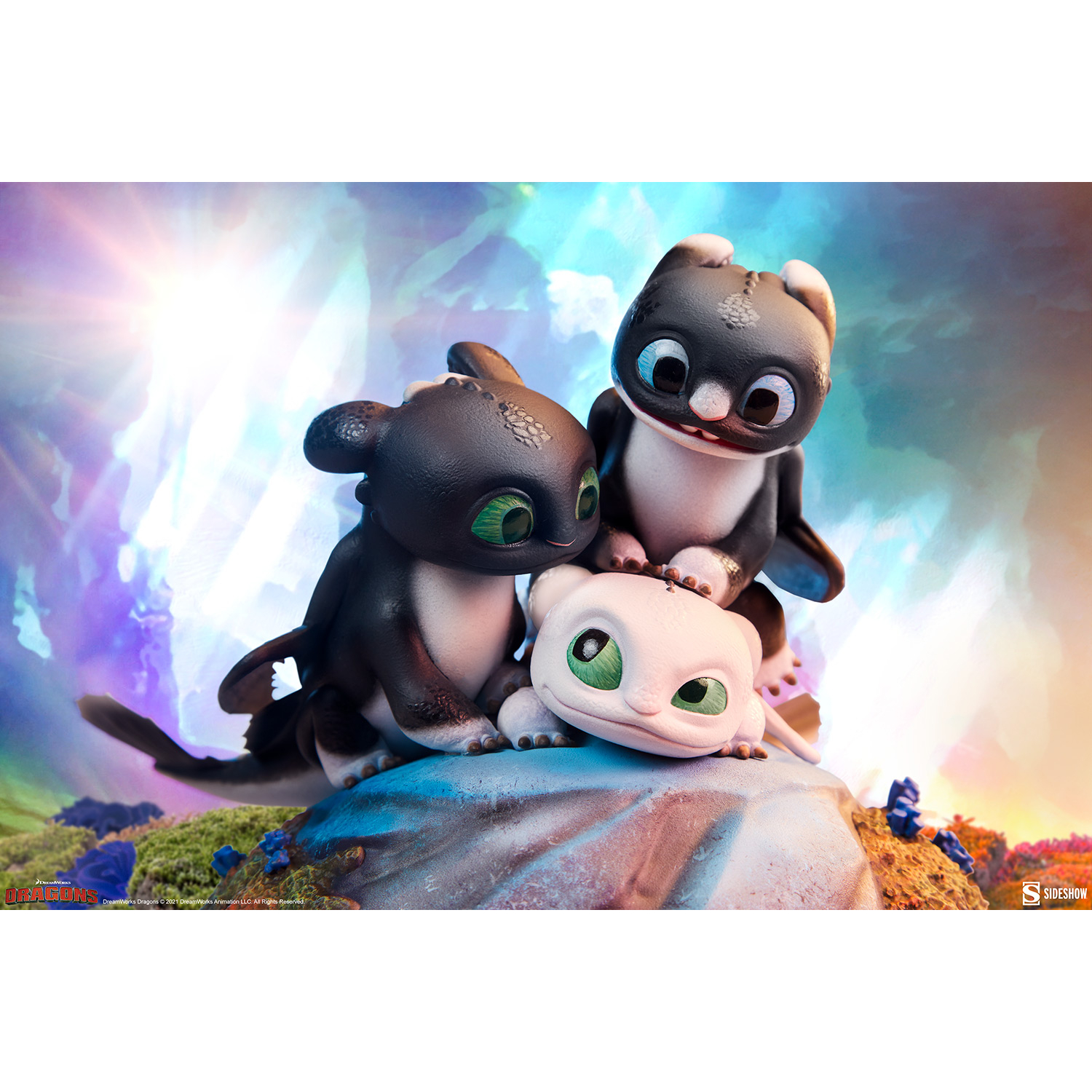 How to Train Your Dragon - Dart, Pouncer, and Ruffrunner Statue ...