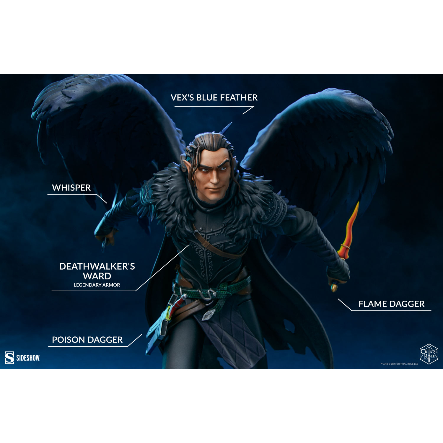 Critical Role: Vax - Vox Machina Statue Sideshow Collectibles 200608