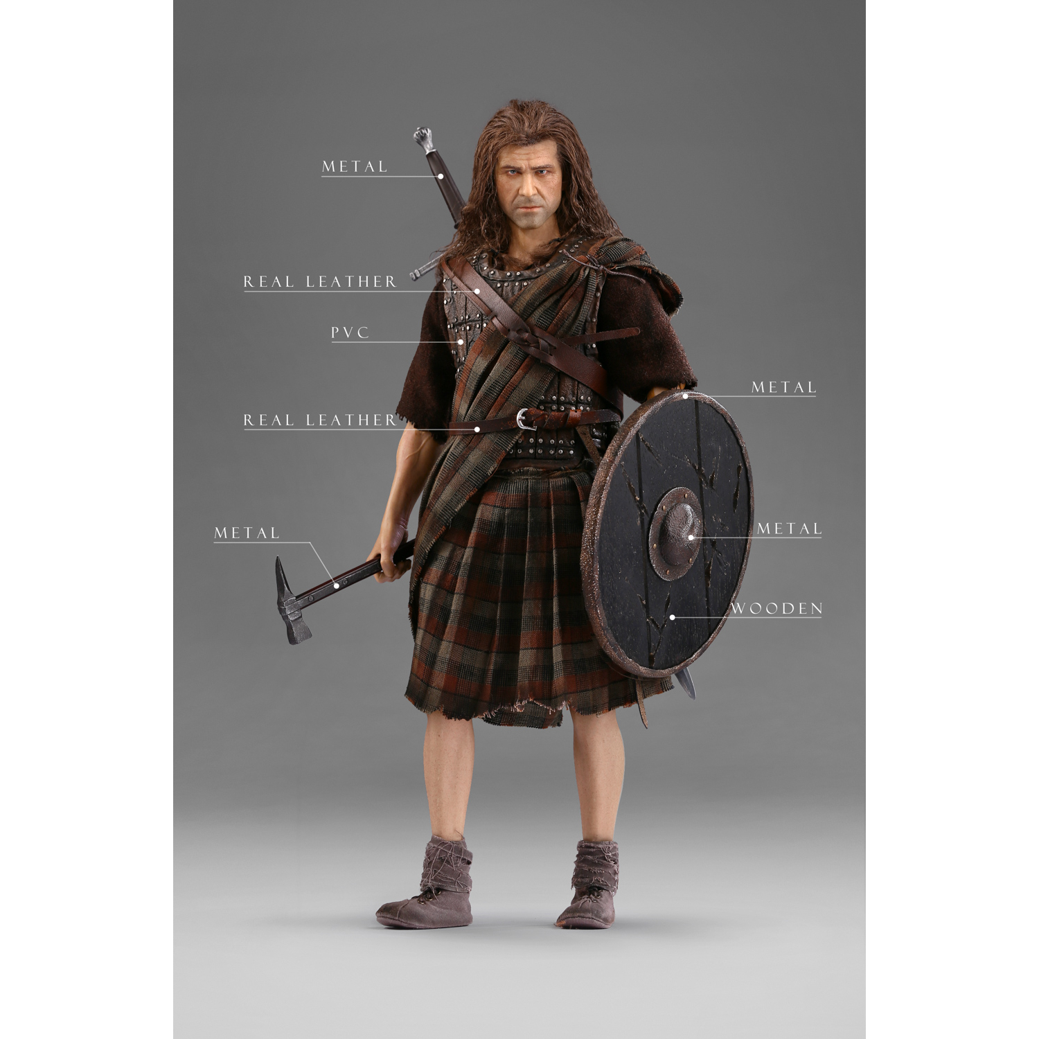 Scottish Freedom Fighter Standard Version 1:6 Scale Figure PopToys EX038