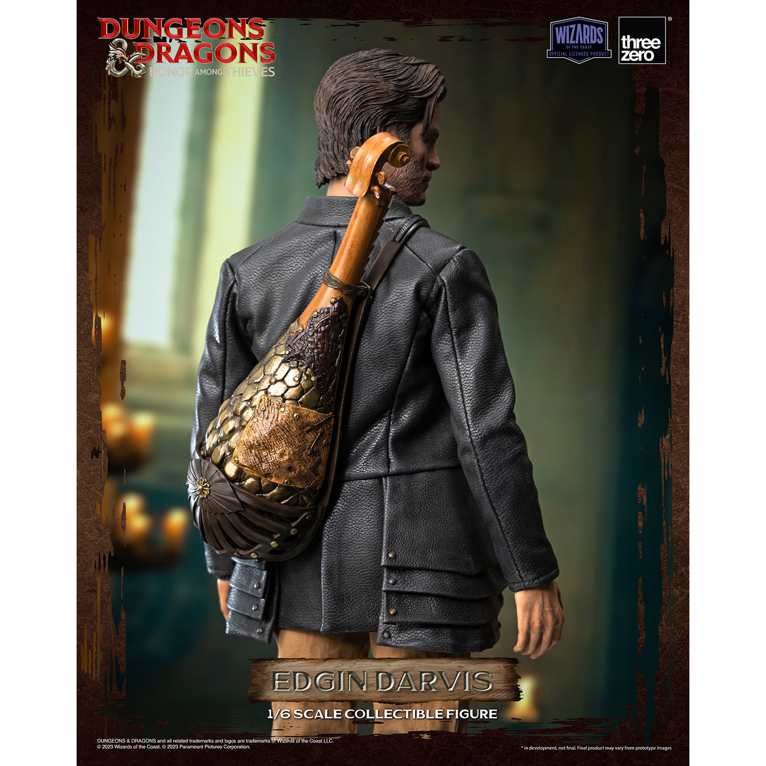 Dungeons and Dragons Edgin Darvis 1:6 Scale Figure Threezero 912698