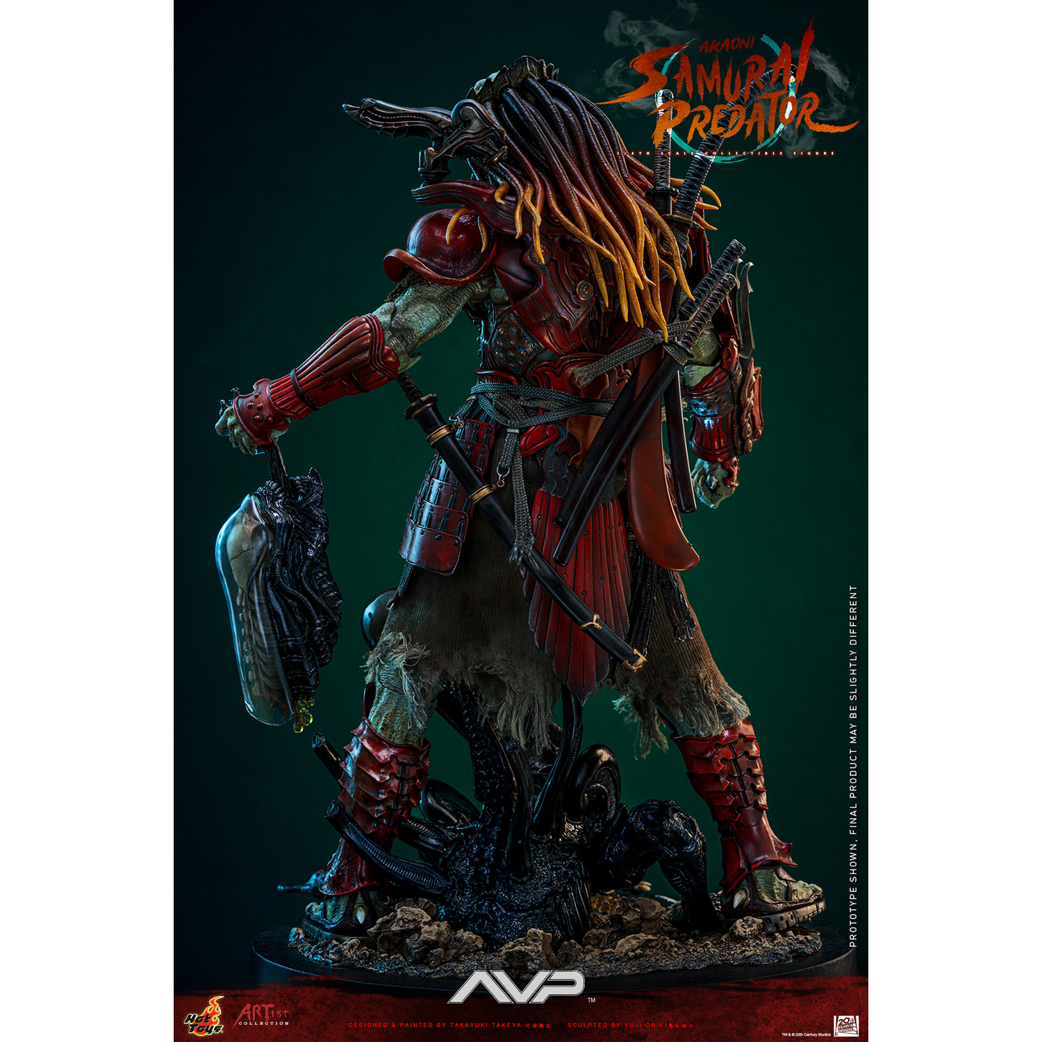 Akaoni Samurai Predator (AVP) 1:6 Scale Figure Hot Toys AC06 913809