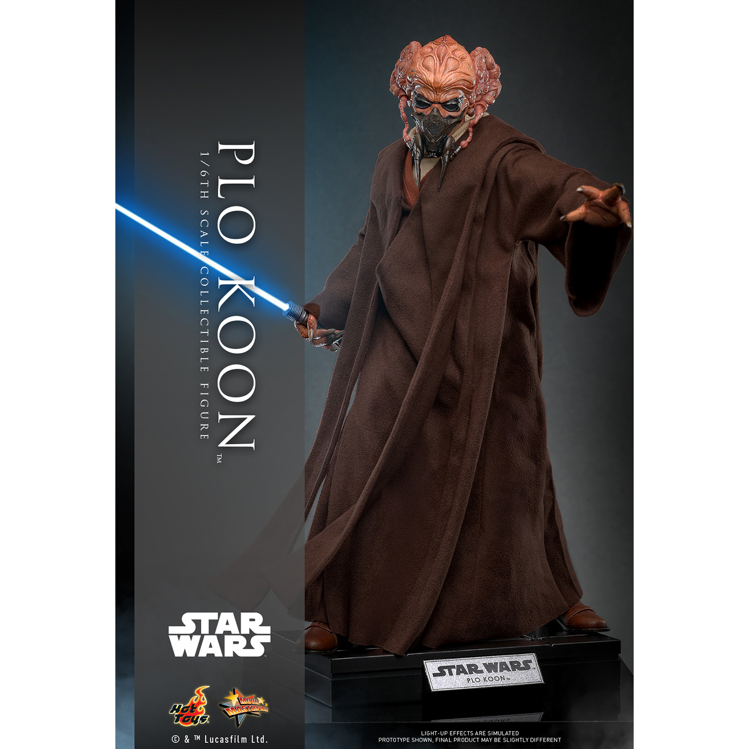 Star Wars Plo Koon 1:6 Scale Figure Hot Toys MMS785 914035