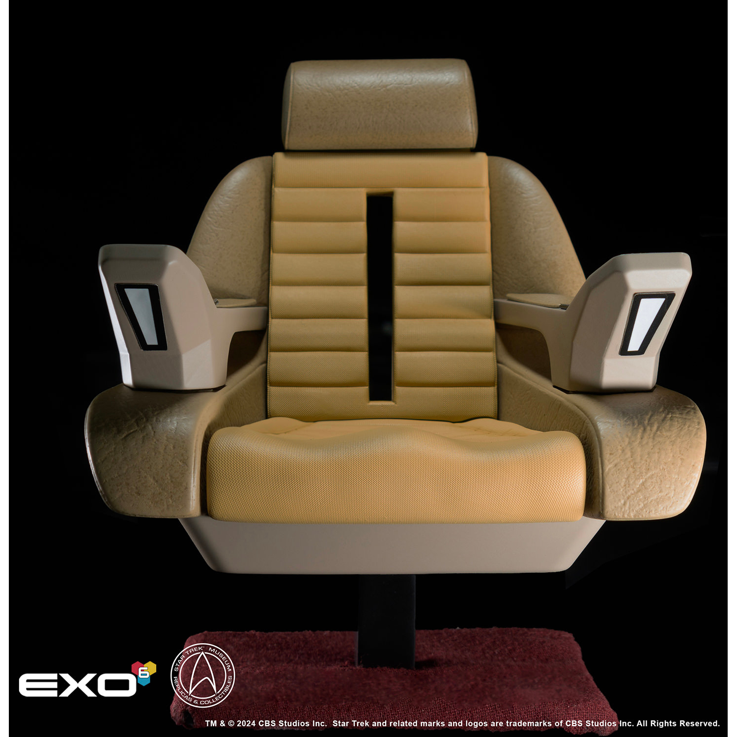 Star Trek Enterprise-D Captain’s Chair 1:6 Scale Prop Replica EXO-6 (EXO-01-093) 914046