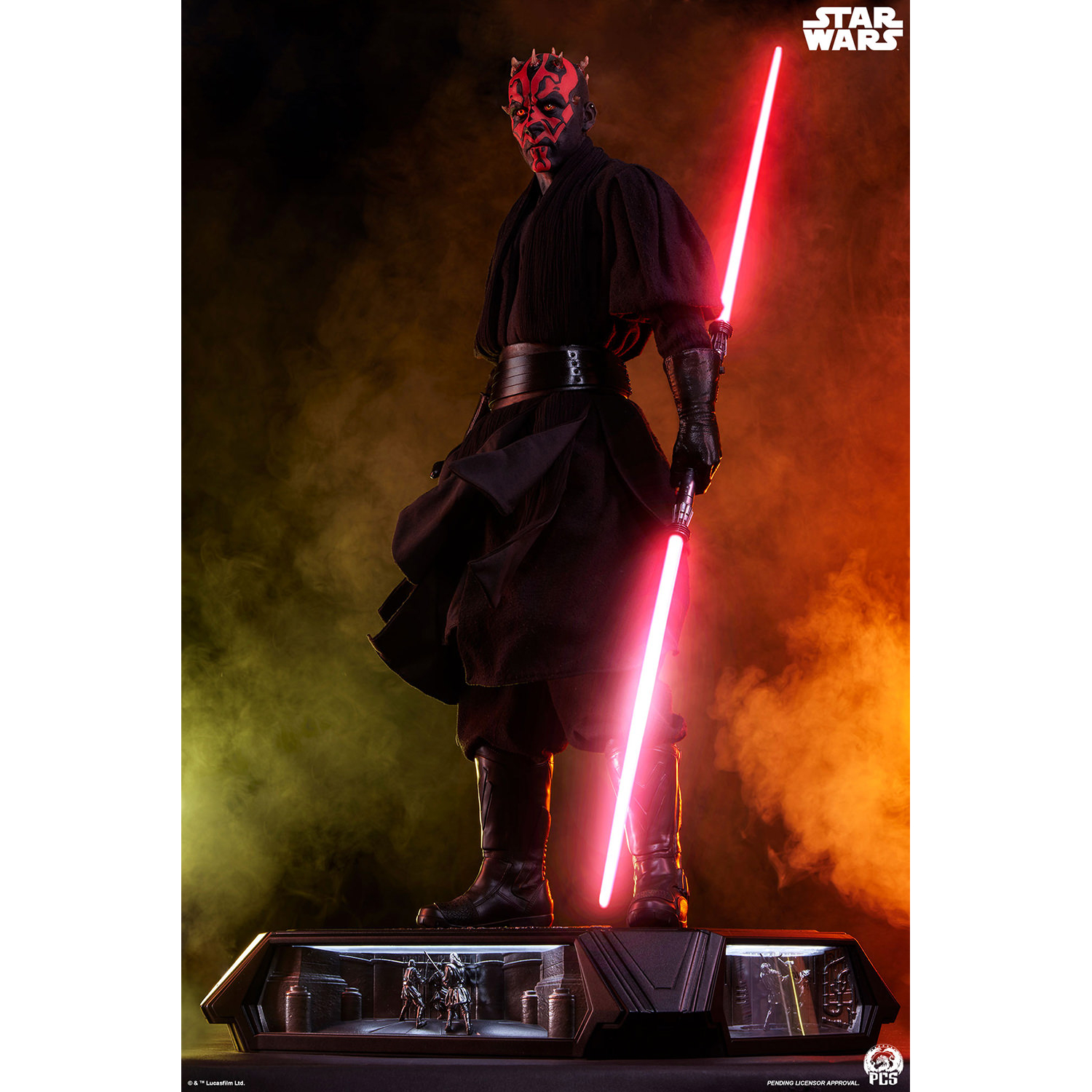 Star Wars: The Phantom Menace Darth Maul Hyperreal 1:3 Scale Statue PCS ...