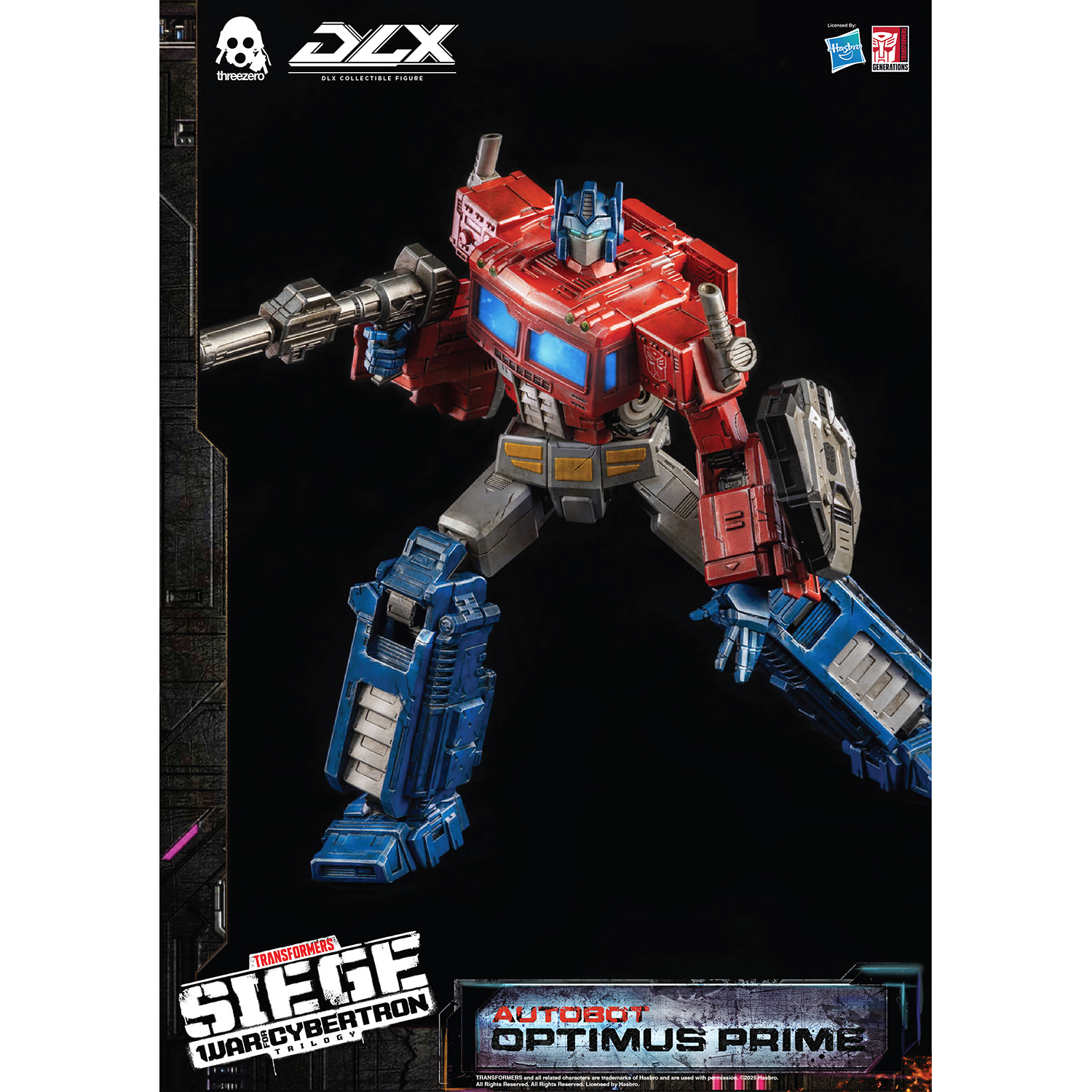 Transformers: War for Cybertron Trilogy DLX Optimus Prime collectible figure Threezero 3Z02020W0 ...