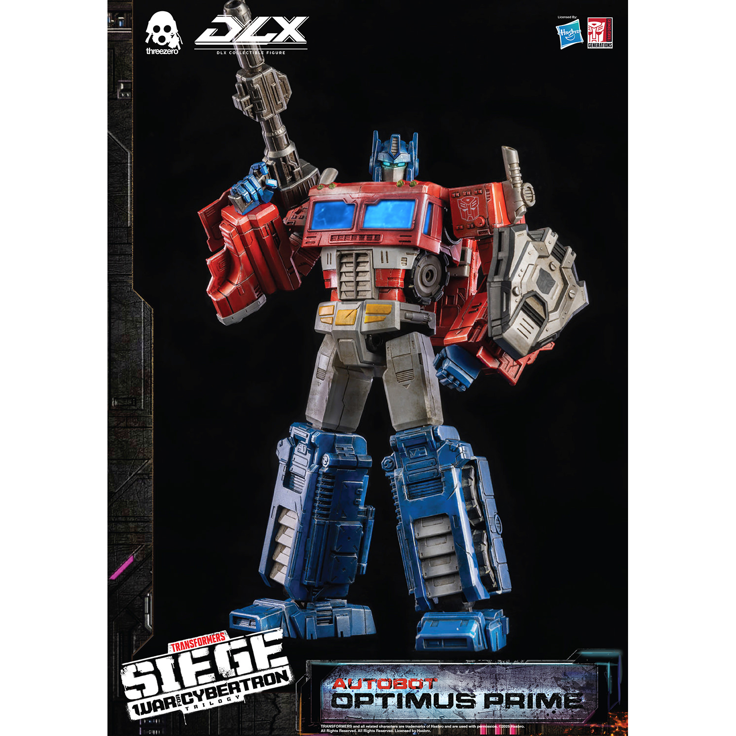Transformers: War for Cybertron Trilogy DLX Optimus Prime collectible figure Threezero 3Z02020W0 ...