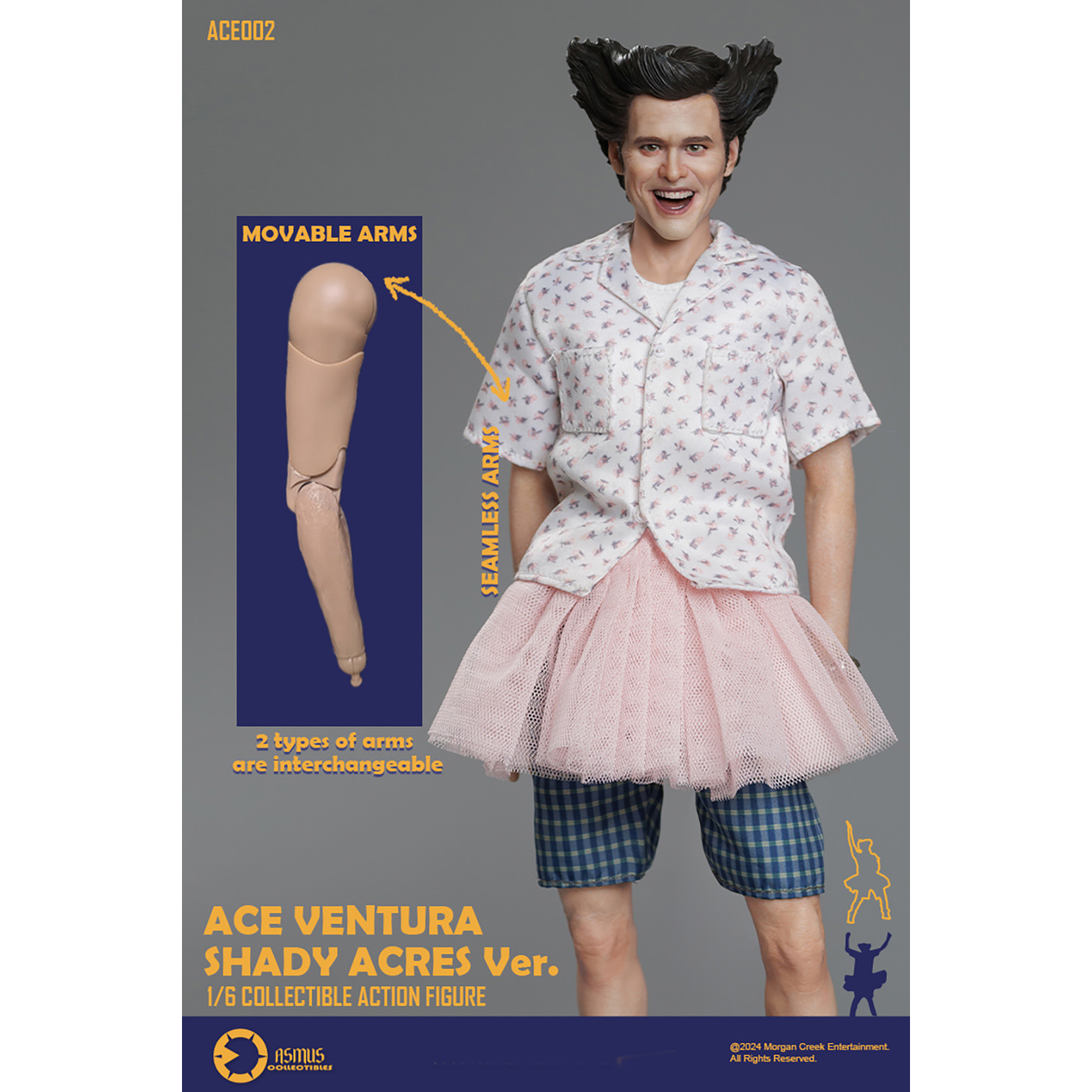 Ace Ventura (Shady Acres Version) 1:6 Scale Figure Asmus Collectible Toys ACE02 914272