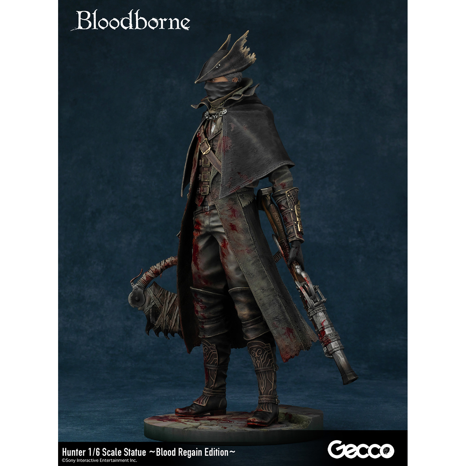 Bloodborne Hunter (Blood Regain Edition) 1:6 Scale Statue Gecco Co 914456