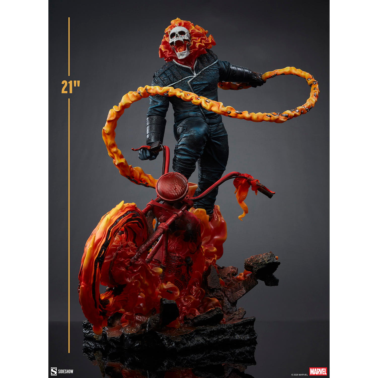Marvel Ghost Rider (Version Classique) Premium Format Figure Sideshow ...