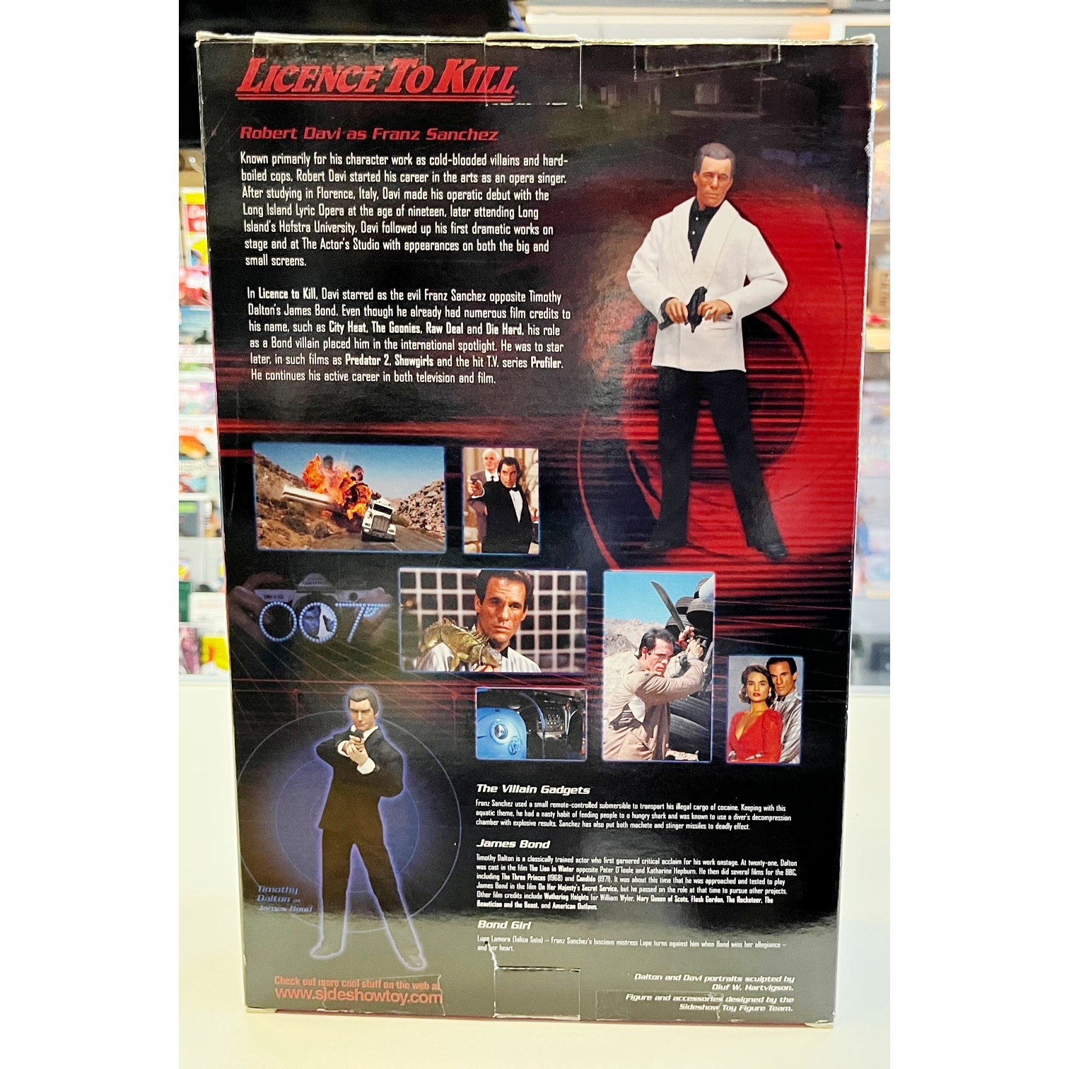 James Bond Licence to Kill Robert Davi as Franz Sanchez figurine 12 po ...